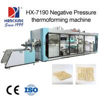China Corn starch Box Food Containers Thermoforming Machine Automatic PS/PVC/ABS PET/PP/PE Vacuum Forming Machine High Productivity for sale