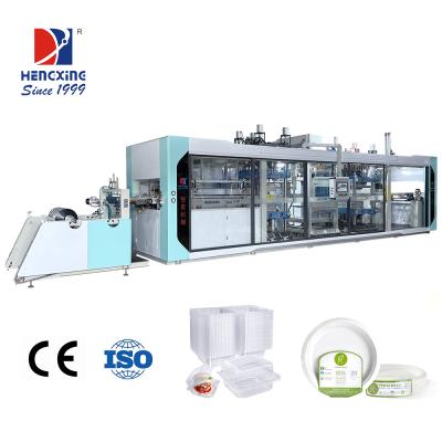 China Energy Efficient Plastic Thermoforming Machine For Burger Box & Patty Sleeves Plastic Tray for sale