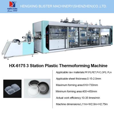 China High Speed Plastic Thermoforming Machine for Swiss Roll Cake Boxes & Pastry Trays for sale