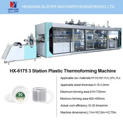 China Automatic Plastic Thermoforming Machine for Blueberry Clamshells & Berry Trays for sale