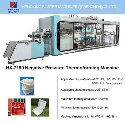 China Servo Driven Plastic Thermoforming Machine For High Precision Electronics Housings for sale