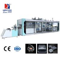China Plastic Compatible Pressure Thermoforming Machine Servo-Driven Automatic Vacuum Forming Machine for Precise Medical Face Shields for sale