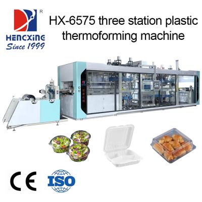 China Touch Screen Controlled Vacuum Forming Machine for Disposable Cup Lids & Container Blanks for sale