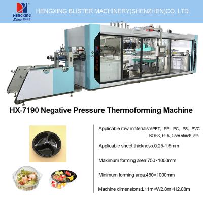 China Servo-Driven Thermoforming Machine for Food Packaging Solutions  Reliable Thermoforming Machine for Fast Food Tray Production for sale