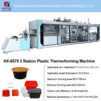 China Thermoforming Machine for Making Pet pp Bops Ps Pvc Products Take Away Food Box Supplier Strawberry Tableware for sale