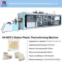 China Thermoforming Machine Corn Starch PLA Biodegradable Hot Products Disposable Takeaway Lunch Box Disposable Food Container Injection Molded Plastic Box for sale