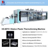 China Fully Automated Disposable Lunch Box Making Machine Plastic Cake Box Making Machine Durable Plastic Thermoforming Machine for sale