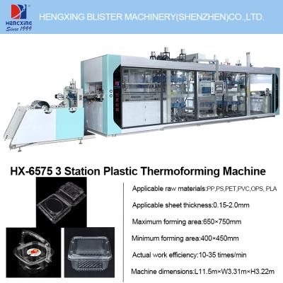 China Best China Thermoforming Machine PS Fast Food Container And Tray Foam Disposable Tableware Machine Production Line for sale