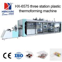 China Full Automatic PET Food Tray Vacuum Forming Machine For Egg Tray Plastic Clamshell Box Premium PET Blister Thermoforming Machine for Fresh Meat Packaging for sale