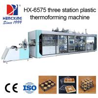 China High Speed PET Thermoforming Machine for Plastic Meat Packaging Trays High Clarity PET Food Container Vacuum Forming Machine Factory Price for sale