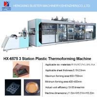 China Hengxing Fully Automatic Thermoforming Machine All-in-One Automatic 3-Station System For High-Volume PET Tray Manufacturing for sale
