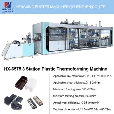 China Fully Automatic Thermoforming Machine High-Speed Production Solution For Microwavable PP Food Trays & Takeaway Containers Frozen Food Trays, Lunch Boxes, Tofu Trays, Sauce Cups for sale