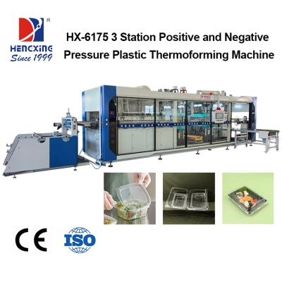 China Automatic Thermoforming Machine for PP/PET/PS/PVC Sheets - Hinged Lid Containers & Clamshell Food Packaging for sale