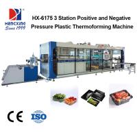 China Automatic Thermoforming Machine for PP/PET/PS/PVC Sheets - Separate Lids and Bases for Round Soup Bowls for sale