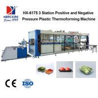 China Plastic Fruit Clamshell & Meat Tray Thermoforming Machine Automatic Fresh Supermarket Food Packaging Box Making Machine for PP PET Sheet for sale