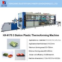 China Plastic Fruit Clamshell & Meat Tray Thermoforming Machine Automatic Fresh Supermarket Food Packaging Box Making Machine for PP PET Sheet for sale