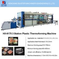 China PET Thermoforming Machine For Hinged Food Container Making Machine And Transparent Packaging Box Making Machine for sale