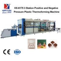 China Hengxing 3-Station Positive & Negative Pressure Thermoforming Machine For Biodegradable Food Containers for sale