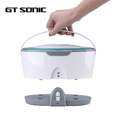 China Household Ultrasonic Dental Cleaner Washer 450ml One Button Operating For Denture for sale