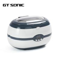 China High Efficiency Eyeglasses Cleaner Ultrasonic Machine 35W 600ml With Degas Function for sale