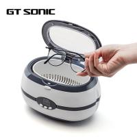 China High Efficiency Eyeglasses Cleaner Ultrasonic Machine 35W 600ml With Degas Function for sale