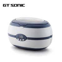 China 600ml 40khz Heated Ultrasonic Cleaner 5 Cleaning Cycles LED Display With Holder for sale