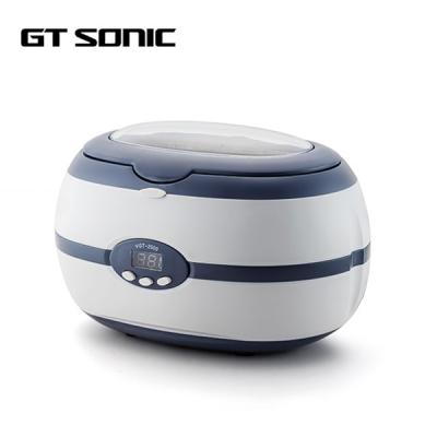 China 600ml 40khz Heated Ultrasonic Cleaner 5 Cleaning Cycles LED Display With Holder for sale