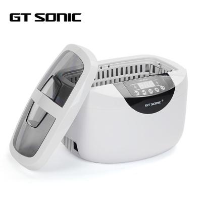 China Stainless steel SUS304 2.5L 65w Sonic Denture Cleaner With Heater for sale