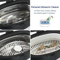 China Rings Glasses Diamonds Coins Necklaces Ultrasonic Cleaner 600ml Tank for sale