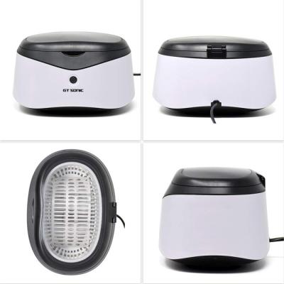 China GT SONIC Mini Manual Ultrasonic Jewelry Cleaner 600ml Household 5 Minutes Auto Shutoff for sale