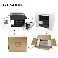 China Digital Desktop Ultrasonic Cleaner Black Color With Smart Touch Panel for sale