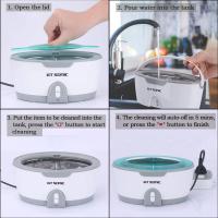 China 450ml Detachable Ultrasonic Cleaner SUS304 35W For Denture Braces for sale