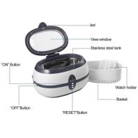 China 600ml Portable Household Ultrasonic Cleaner 3mins Timer For Jewelry Glasses for sale