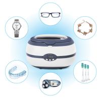 China Small Size Ultrasonic Jewelry Cleaner  SUS304 Tank Material 35W 40kHZ for sale