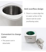 China 180ml Portable Small Ultrasonic Cleaner 43kHz Frequency For Braces for sale
