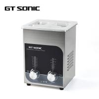 China Tabletop 40kHz Ultrasonic Bath Cleaner 2L 150x140x100mm Tank for sale