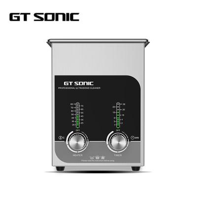 China Tabletop 40kHz Ultrasonic Bath Cleaner 2L 150x140x100mm Tank for sale