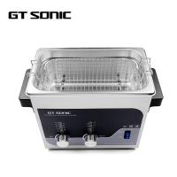 China Double Power Heated Ultrasonic Parts Cleaner 3L Volume With 0-30 Mins Timer for sale