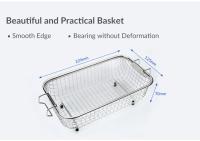 China Double Power Manual Ultrasonic Cleaner AC220V SUS 30mins Timer for sale