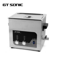 China 9l 40khz Knob Control Ultrasonic Digital Cleaner For Lab Glassware Hardware for sale