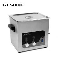China 9l 40khz Knob Control Ultrasonic Digital Cleaner For Lab Glassware Hardware for sale