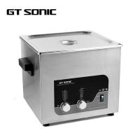 China SUS 304 Lab Ultrasonic Cleaner 13L Fruit Cleaning Machine 300W With Heater for sale