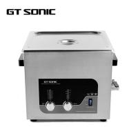 China SUS 304 Lab Ultrasonic Cleaner 13L Fruit Cleaning Machine 300W With Heater for sale
