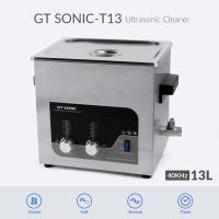 China SUS 304 Lab Ultrasonic Cleaner 13L Fruit Cleaning Machine 300W With Heater for sale