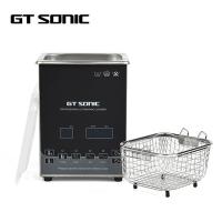 China Black Commercial Ultrasonic Cleaner , Square SONIC Bath Jewellery Cleaner for sale