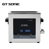 China Dual Power Industrial Ultrasonic Cleaner Washing Machine With Degas Function 6L 150W for sale