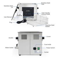 China Powerful Stainless Steel Ultrasonic Cleaner 9L Digital Timer Heater for sale