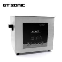 China Double Power Square Digital Ultrasonic Cleaner With Smart Touch Panel for sale