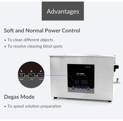 China Output Commercial Ultrasonic Cleaner Fruit And Vegetable Machine 20L 400W For Laboratory for sale