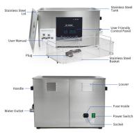 China GT SONIC Digital Sonic Wave Cleaner Ultrasonic PCB Cleaning Machine For Factory Workshop for sale